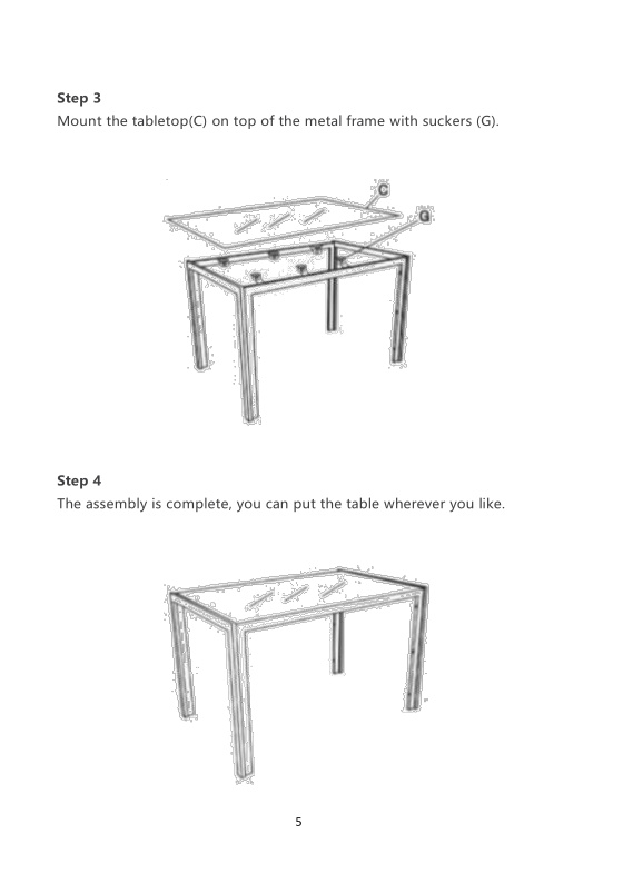 1.2M Black Glass Dining Table with Set of 4 Chairs,kitchen Table and Chairs